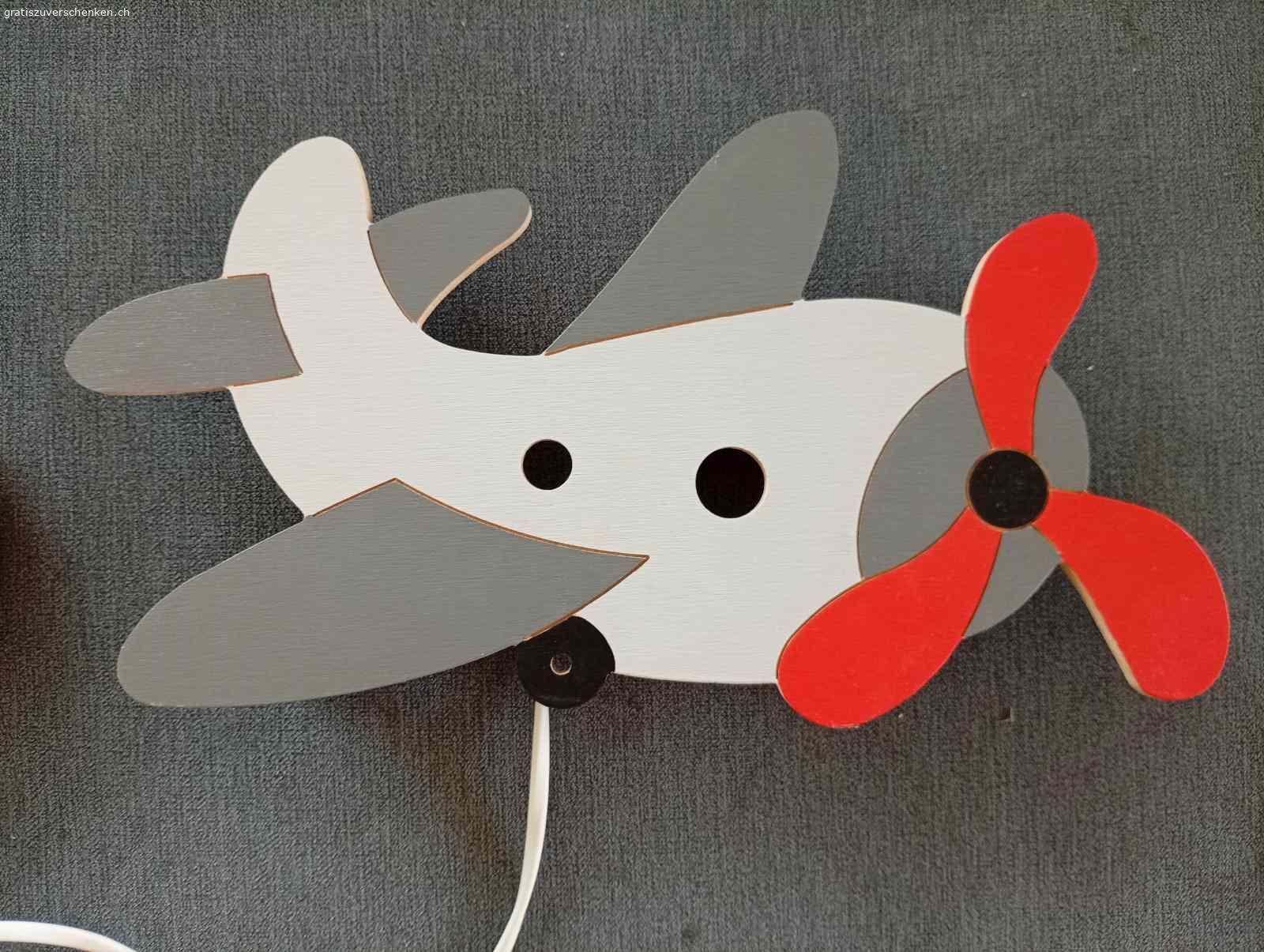 Kinder LED Lampe aus Holz, Flugzeug - Kind & Baby - Gratis zu verschenken
